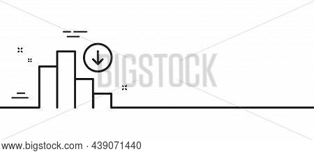Decreasing Graph Line Vector & Photo (Free Trial) | Bigstock