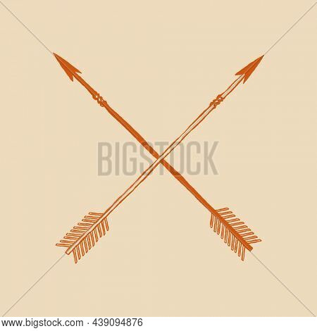 Crossed Arrow Logo Image & Photo (Free Trial) | Bigstock