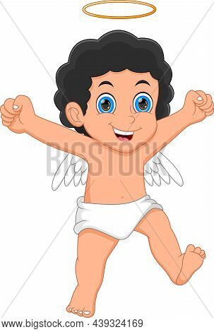 Little Angel Cartoon Vector & Photo (Free Trial) | Bigstock