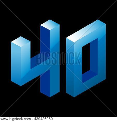 Gradient Blue Number Image & Photo (Free Trial) | Bigstock