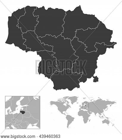 Lithuania - Detailed Vector & Photo (Free Trial) | Bigstock