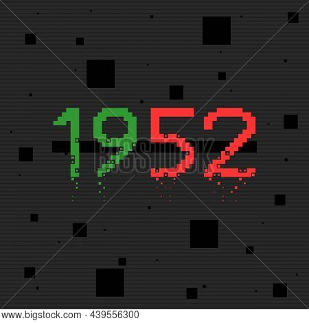 1952 Year Numeric Vector & Photo (Free Trial) | Bigstock