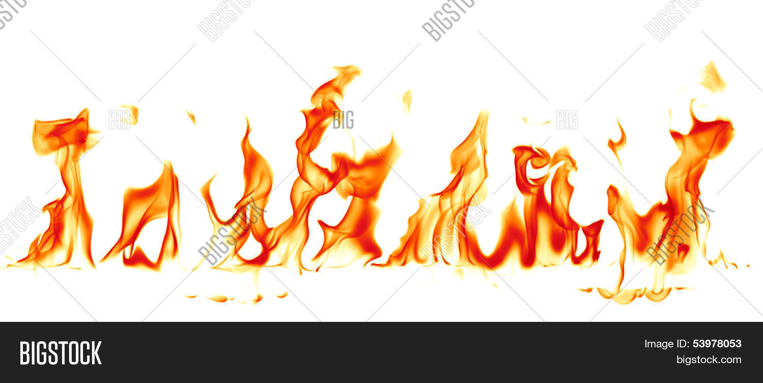 Fire Flames Isolated Image & Photo (Free Trial) | Bigstock