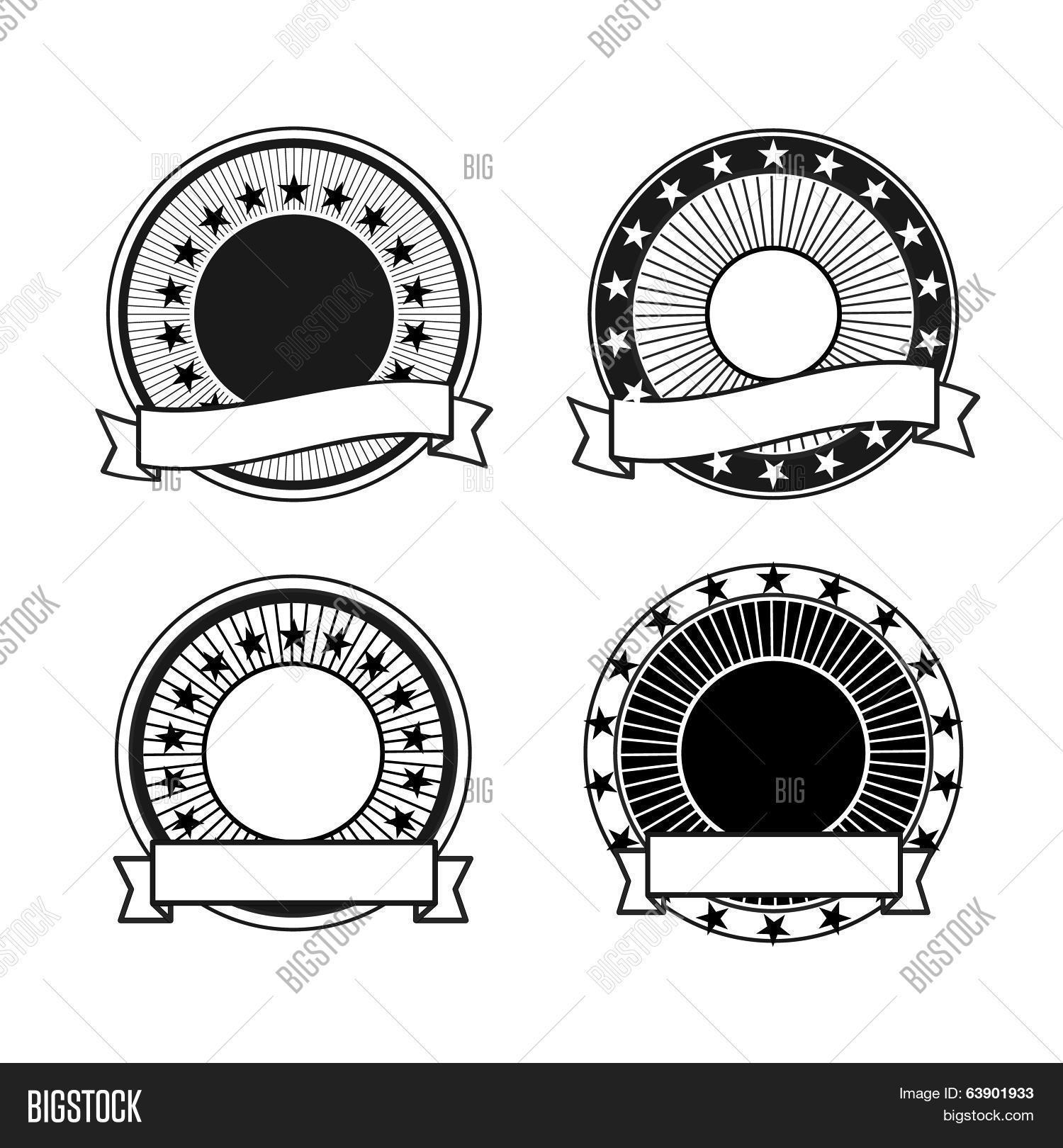 Blank Vector Badge Vector & Photo (Free Trial) | Bigstock