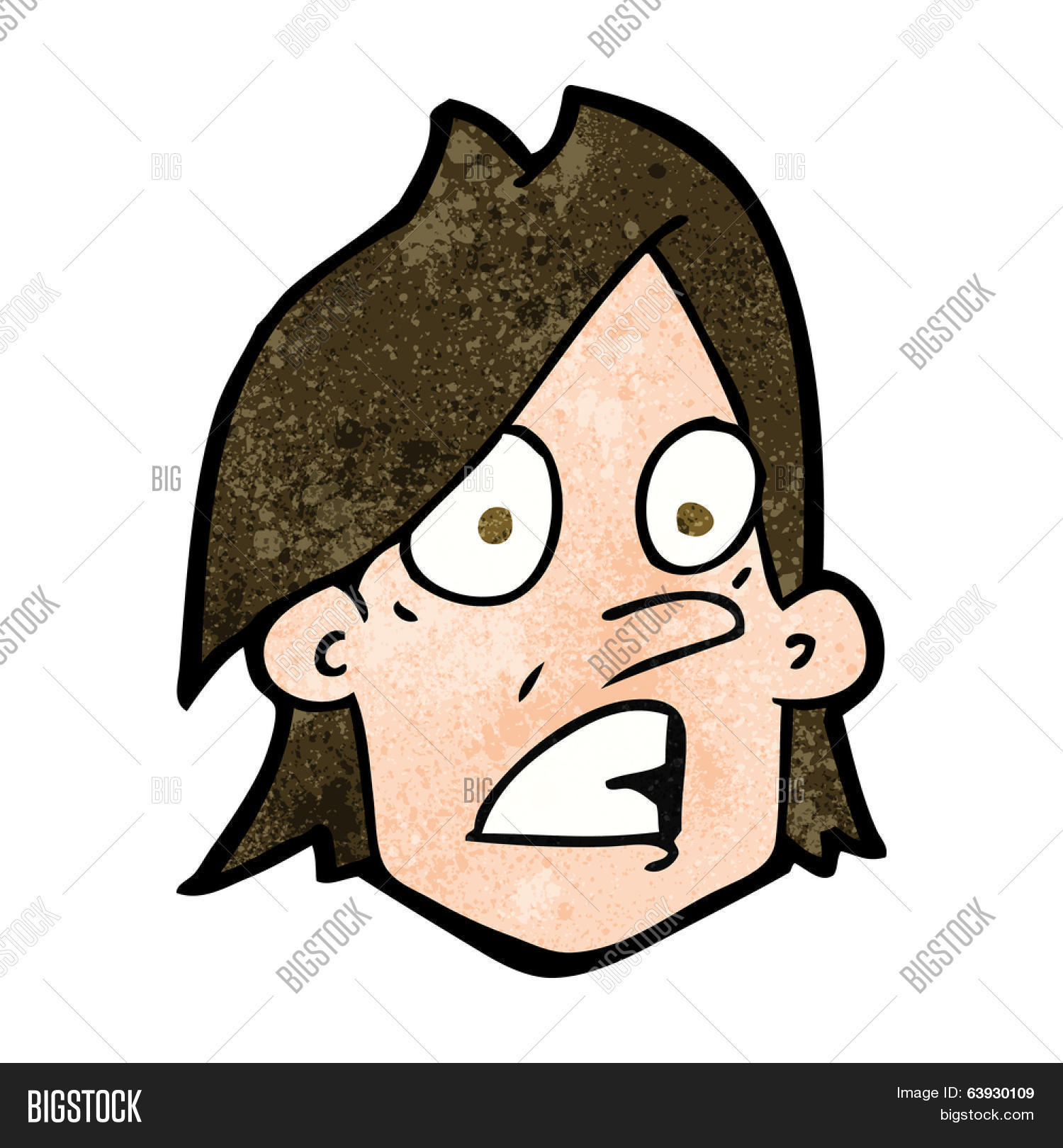 Cartoon Frightened Vector & Photo (Free Trial) | Bigstock