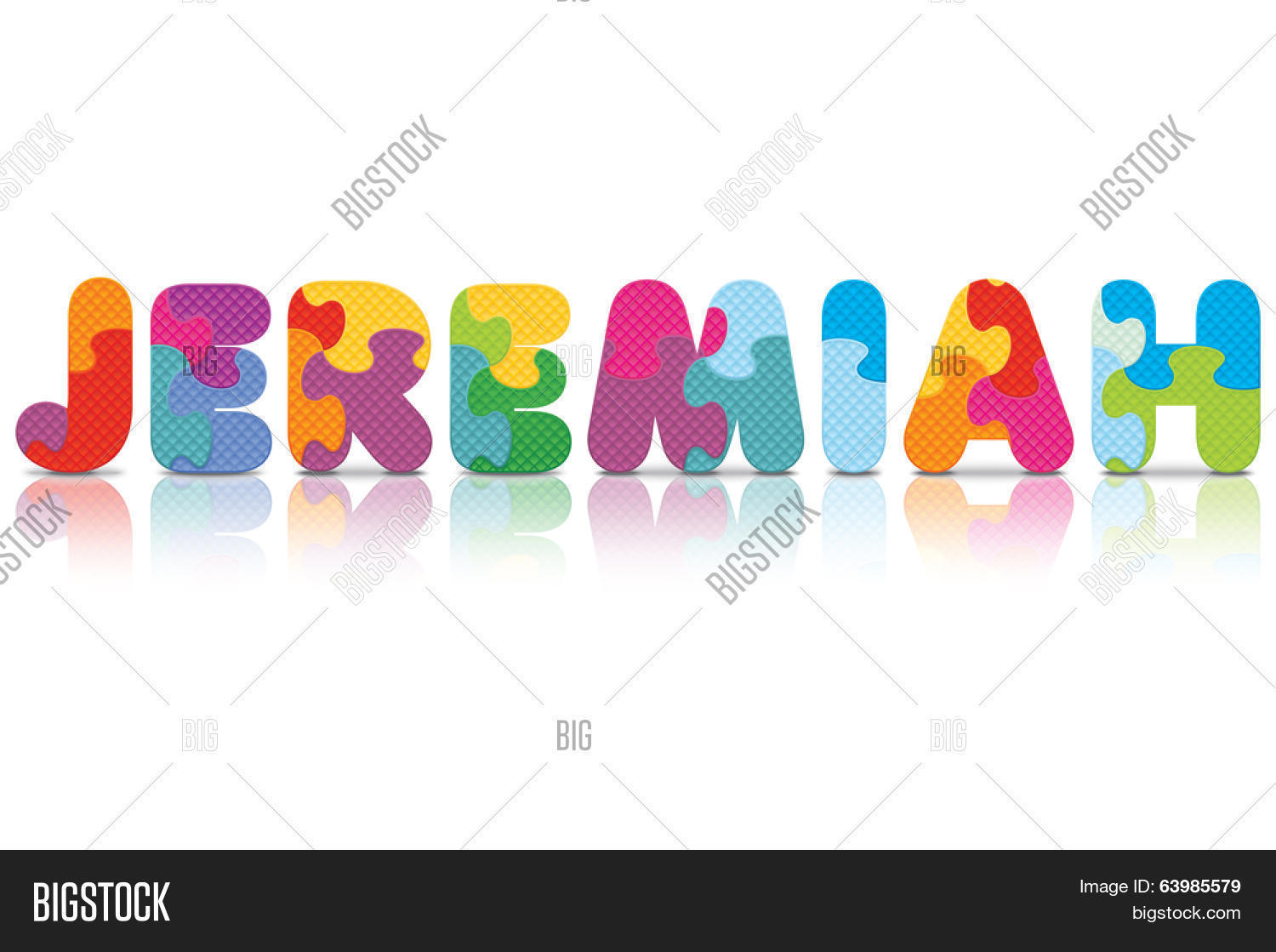 JEREMIAH Written Vector & Photo (Free Trial) | Bigstock