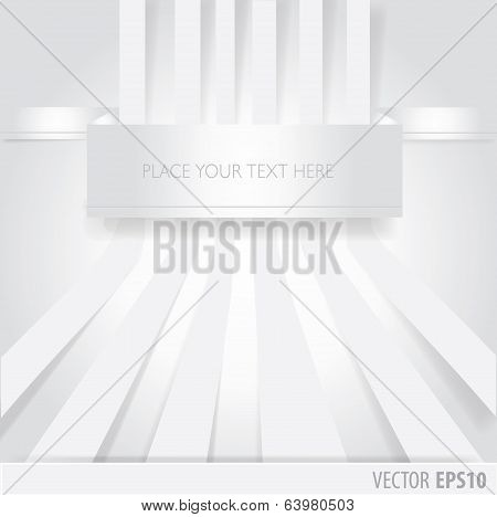 White Ribbon Text Vector & Photo (Free Trial) | Bigstock