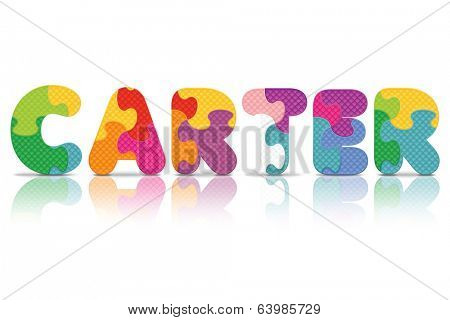 CARTER Written Vector & Photo (Free Trial) | Bigstock