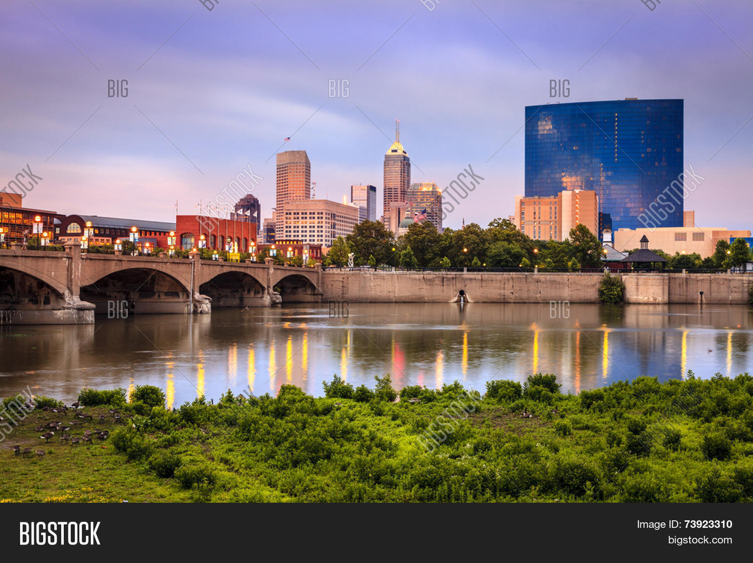 Indianapolis Skyline Image & Photo (Free Trial) | Bigstock
