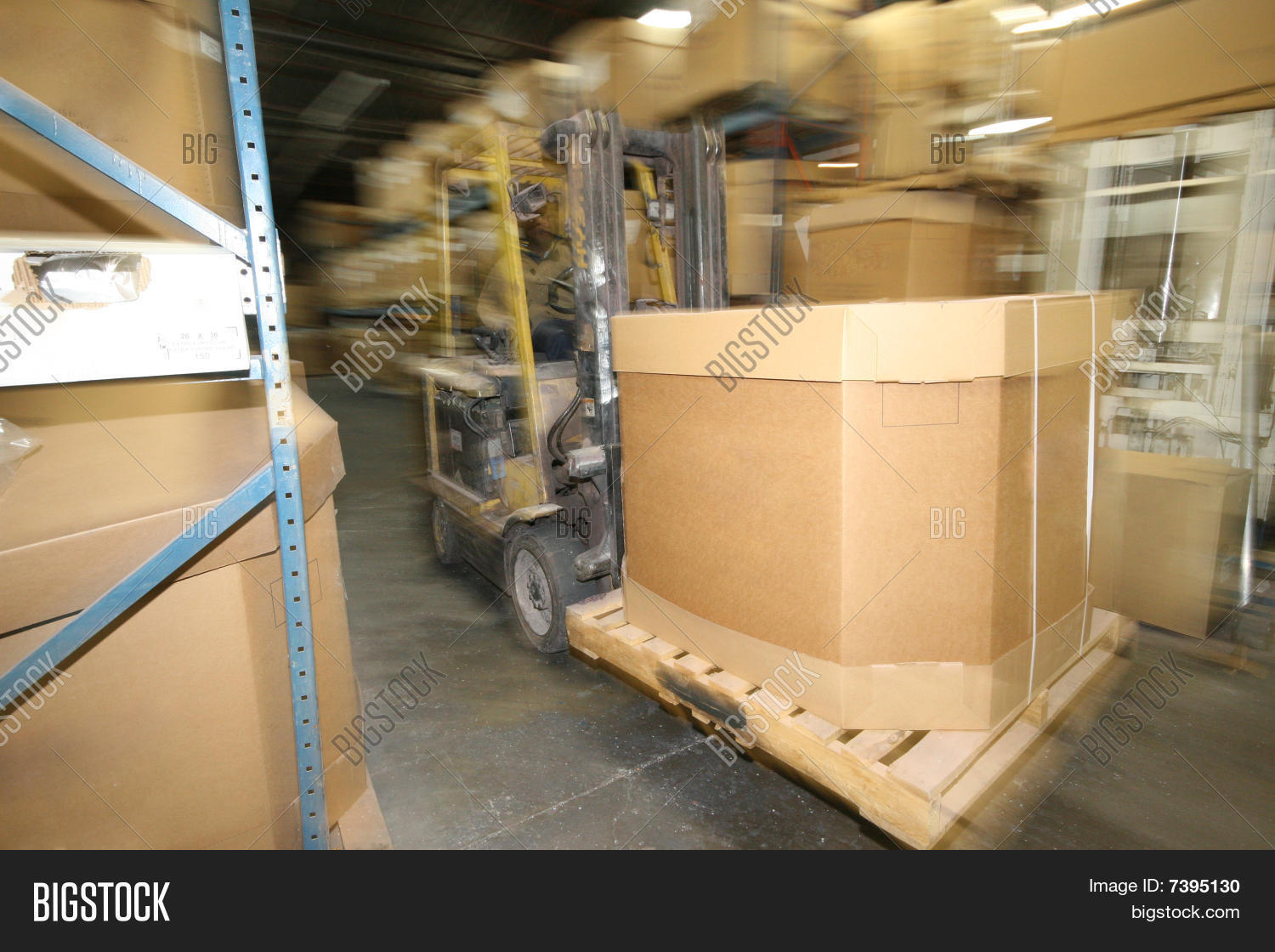 Zooming Lift Truck Image & Photo (Free Trial) | Bigstock