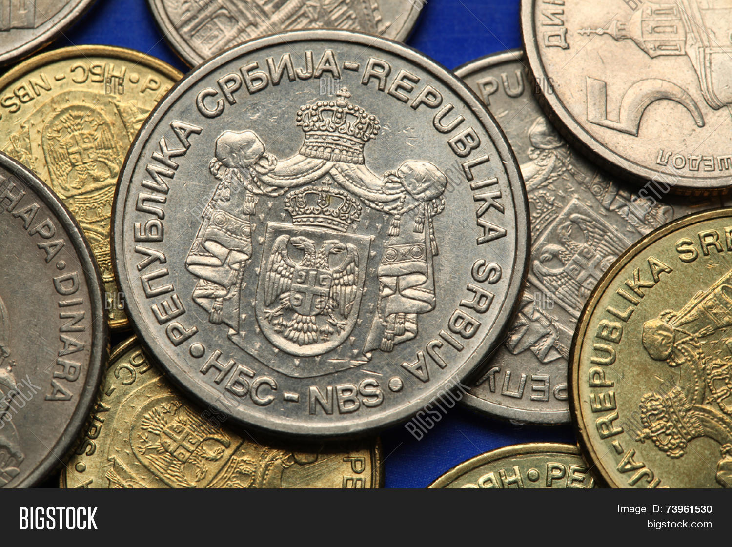 Coins Serbia. Serbian Image & Photo (Free Trial) | Bigstock