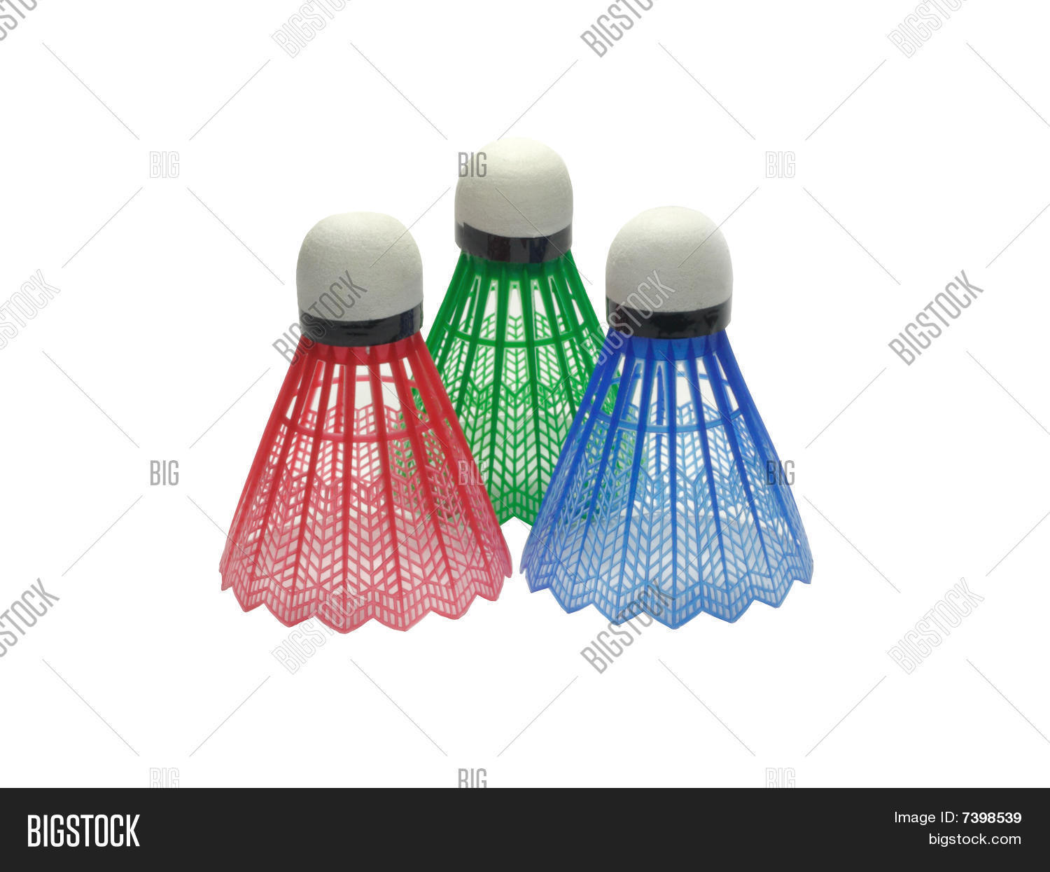 Three Color Badminton Image & Photo (Free Trial) | Bigstock