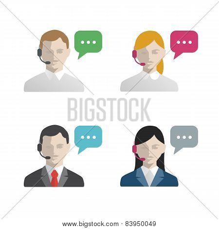 Support Call Center Vector & Photo (Free Trial) | Bigstock