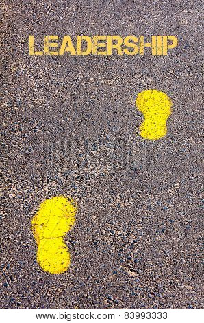 Yellow Footsteps On Image & Photo (Free Trial) | Bigstock