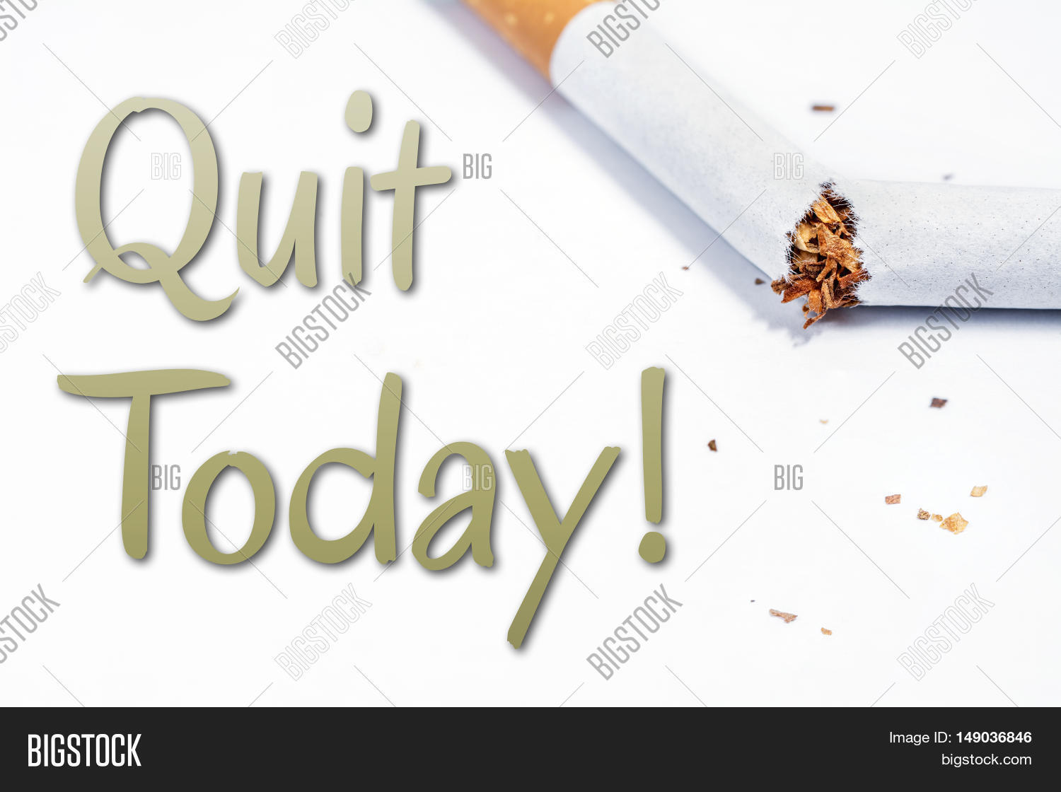 Quit Smoking Today Image & Photo (Free Trial) | Bigstock