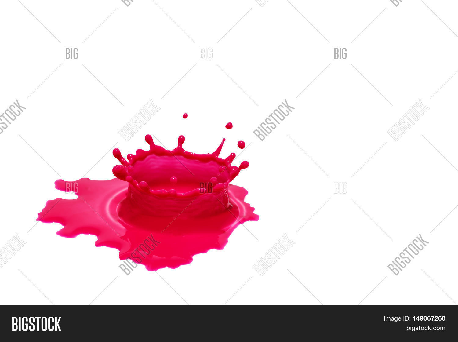 Red Color Water Splash Image & Photo (Free Trial) | Bigstock