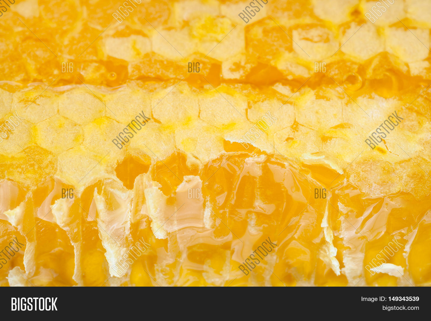 Broken Honeycomb Honey Image & Photo (Free Trial) | Bigstock