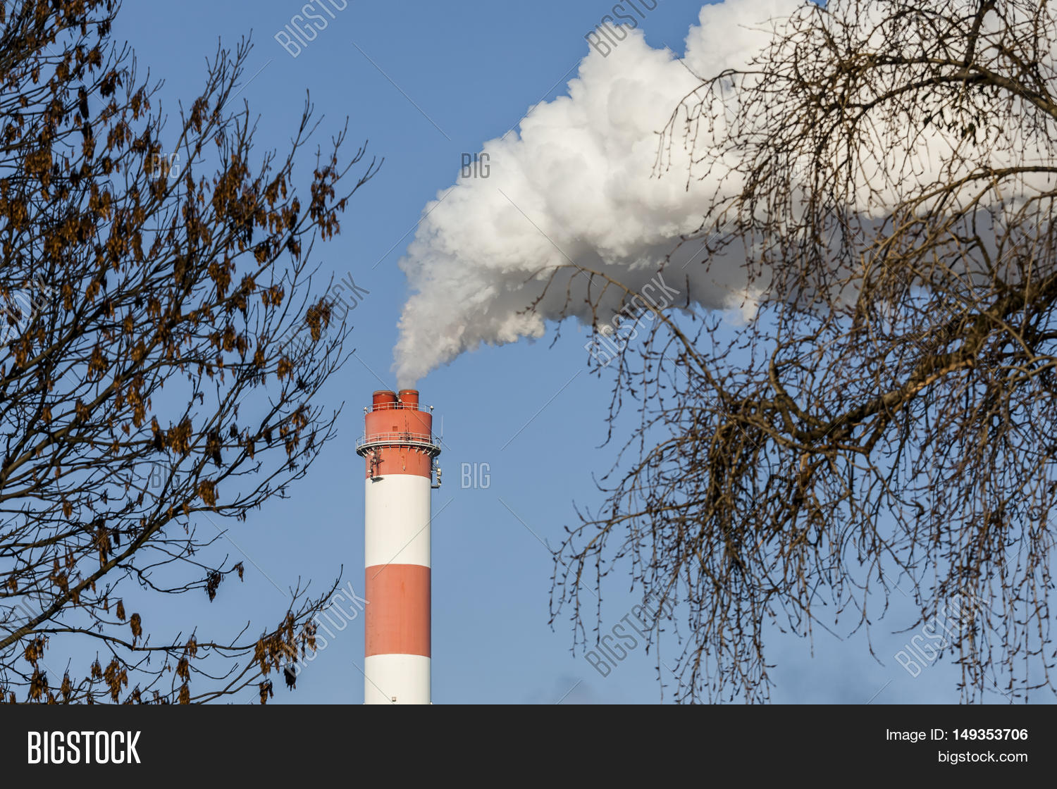 Chimneys Dramatic Image & Photo (Free Trial) | Bigstock