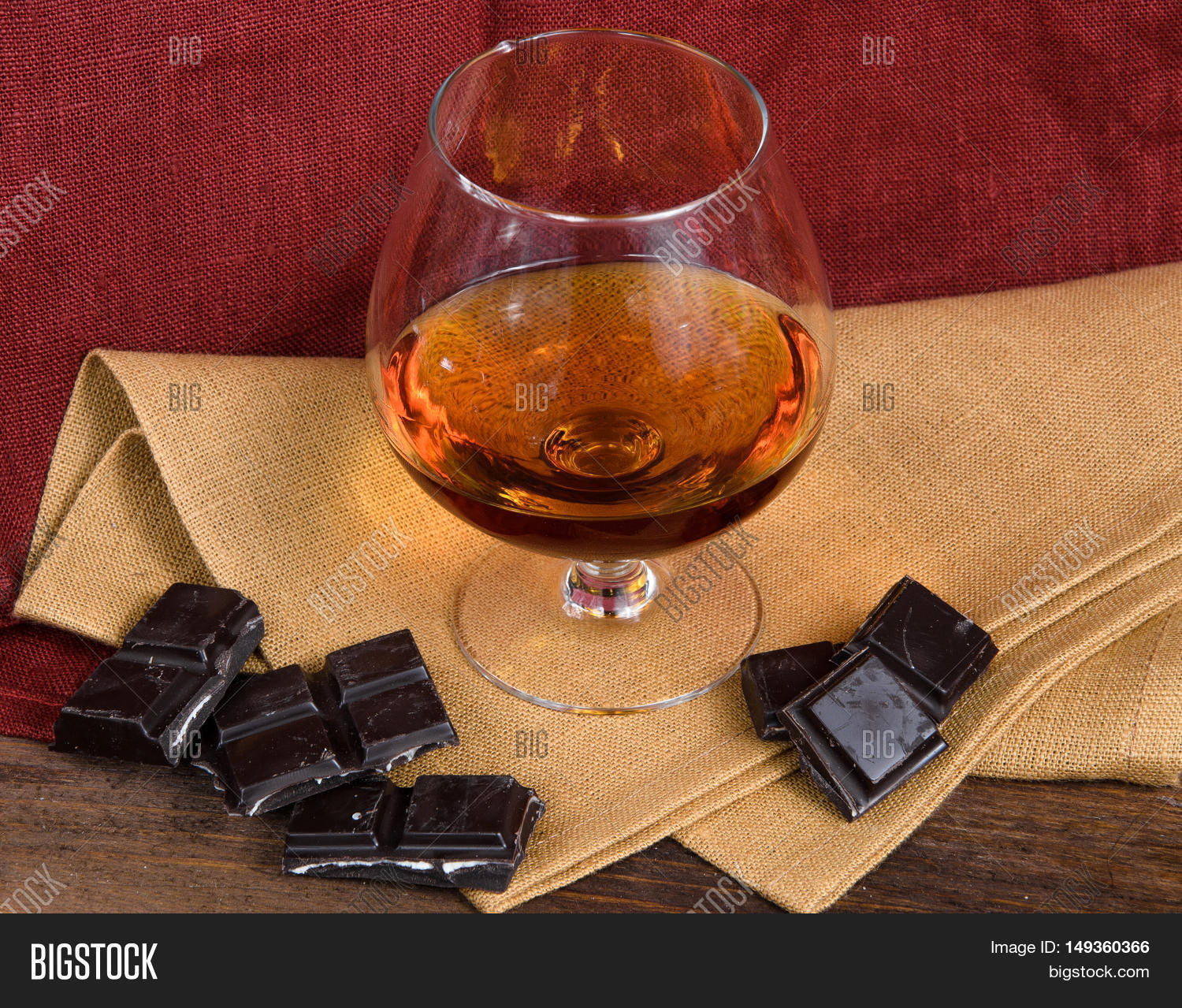 Glass Brandy Chocolate Image & Photo (Free Trial) | Bigstock