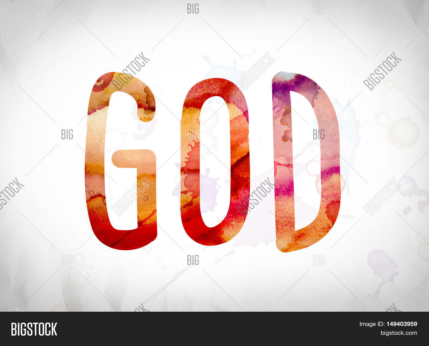 God Concept Watercolor Image & Photo (Free Trial) | Bigstock