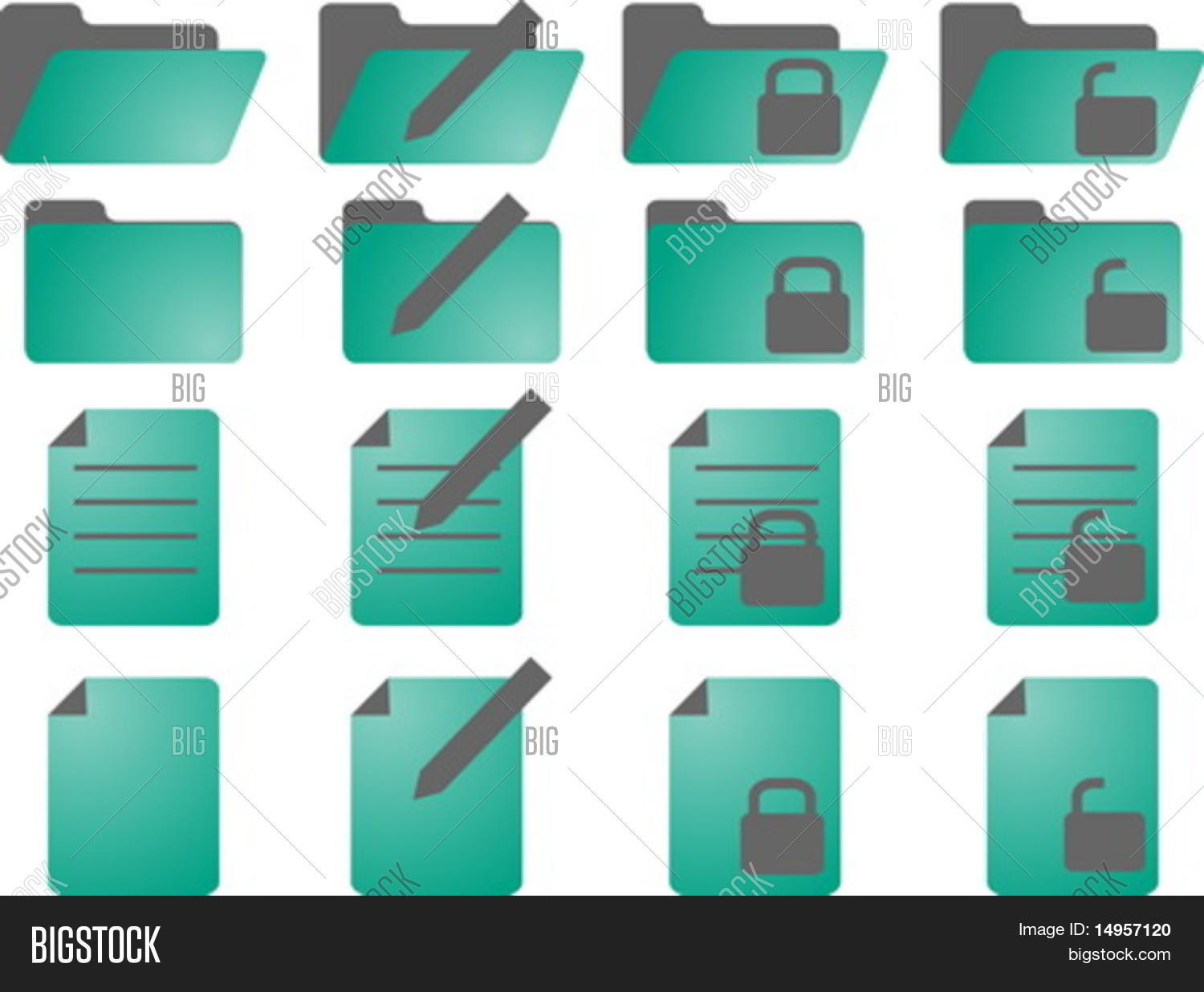 Document Folder Icon Vector & Photo (Free Trial) | Bigstock