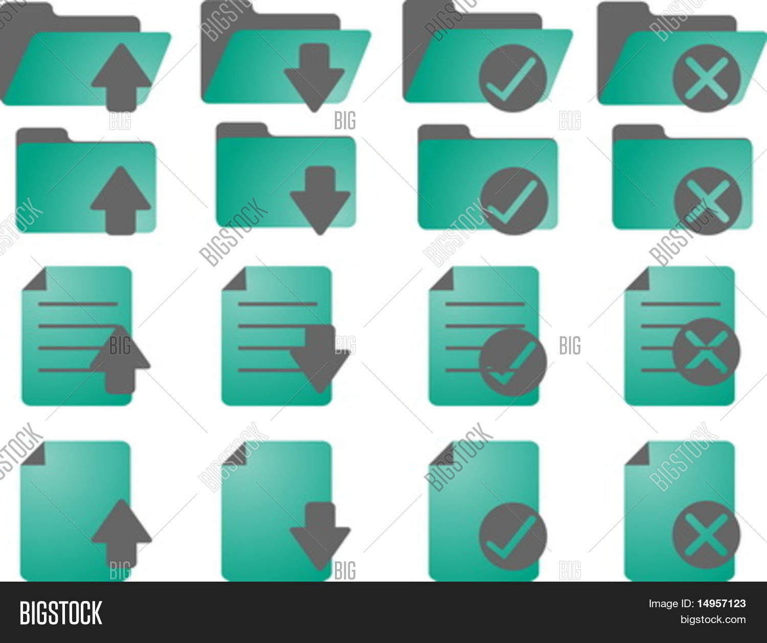 Document Folder Icon Vector & Photo (Free Trial) | Bigstock