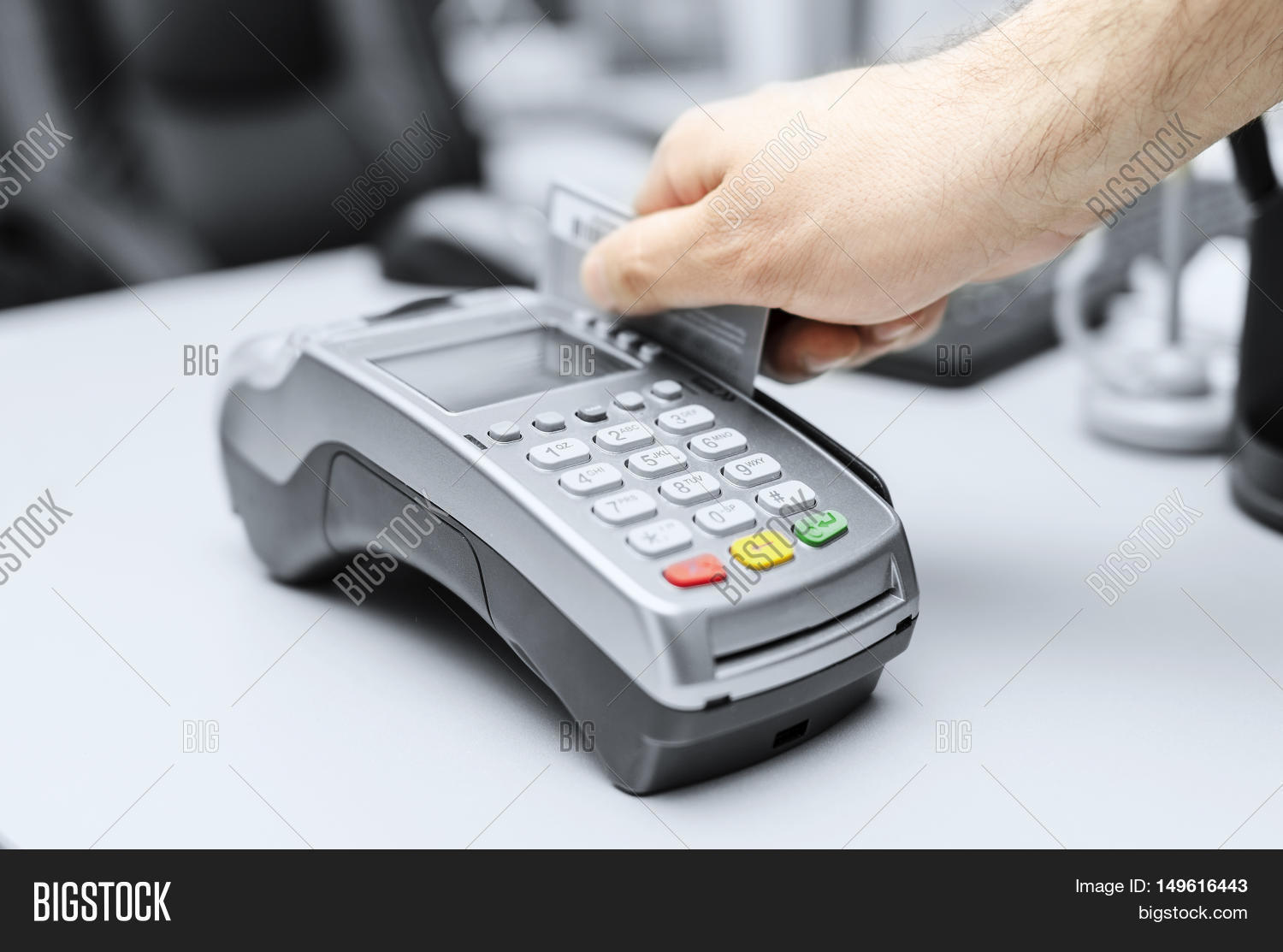 Bank Terminal Man's Image & Photo (Free Trial) | Bigstock