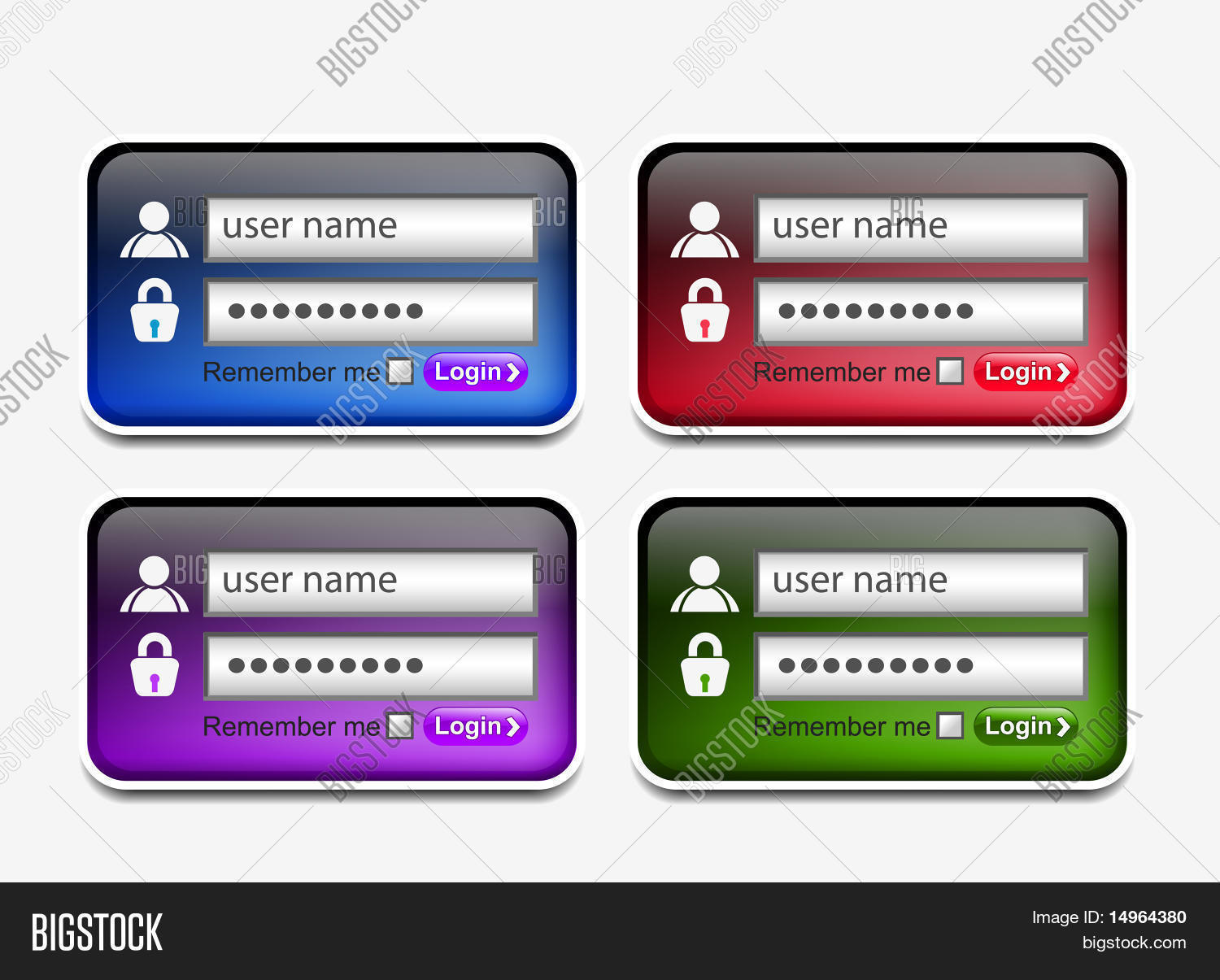 Web Login Icon Vector & Photo (Free Trial) | Bigstock