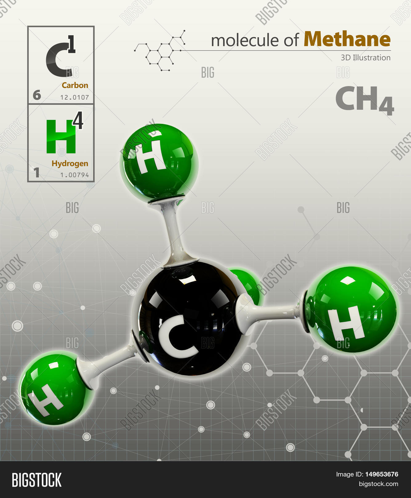 Illustration Methane Image & Photo (Free Trial) | Bigstock
