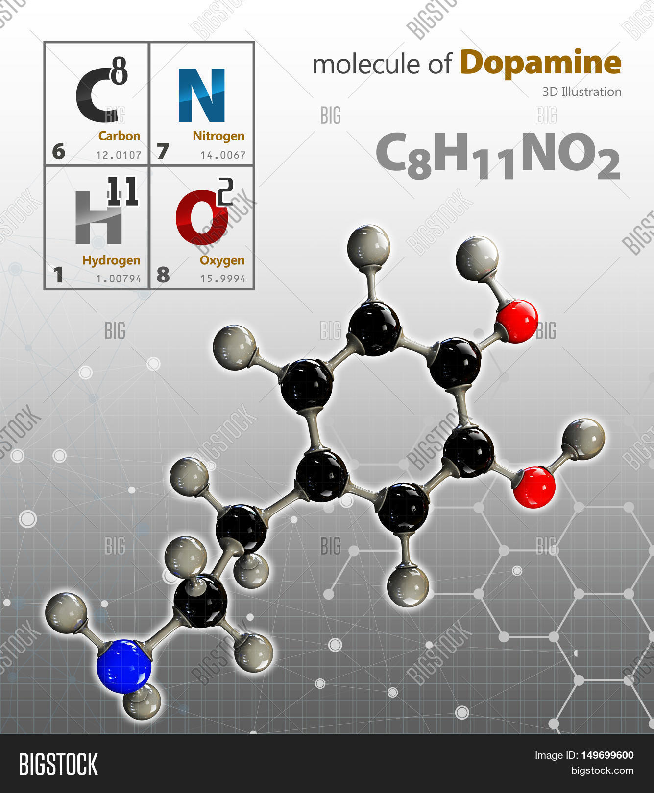 Illustration Dopamine Image & Photo (Free Trial) | Bigstock