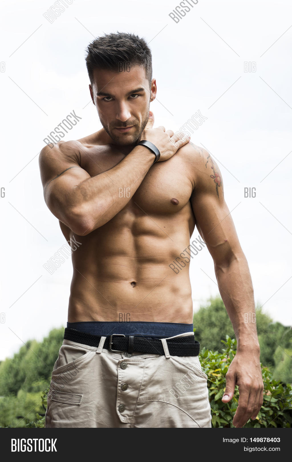 Handsome Shirtless Image & Photo (Free Trial) | Bigstock