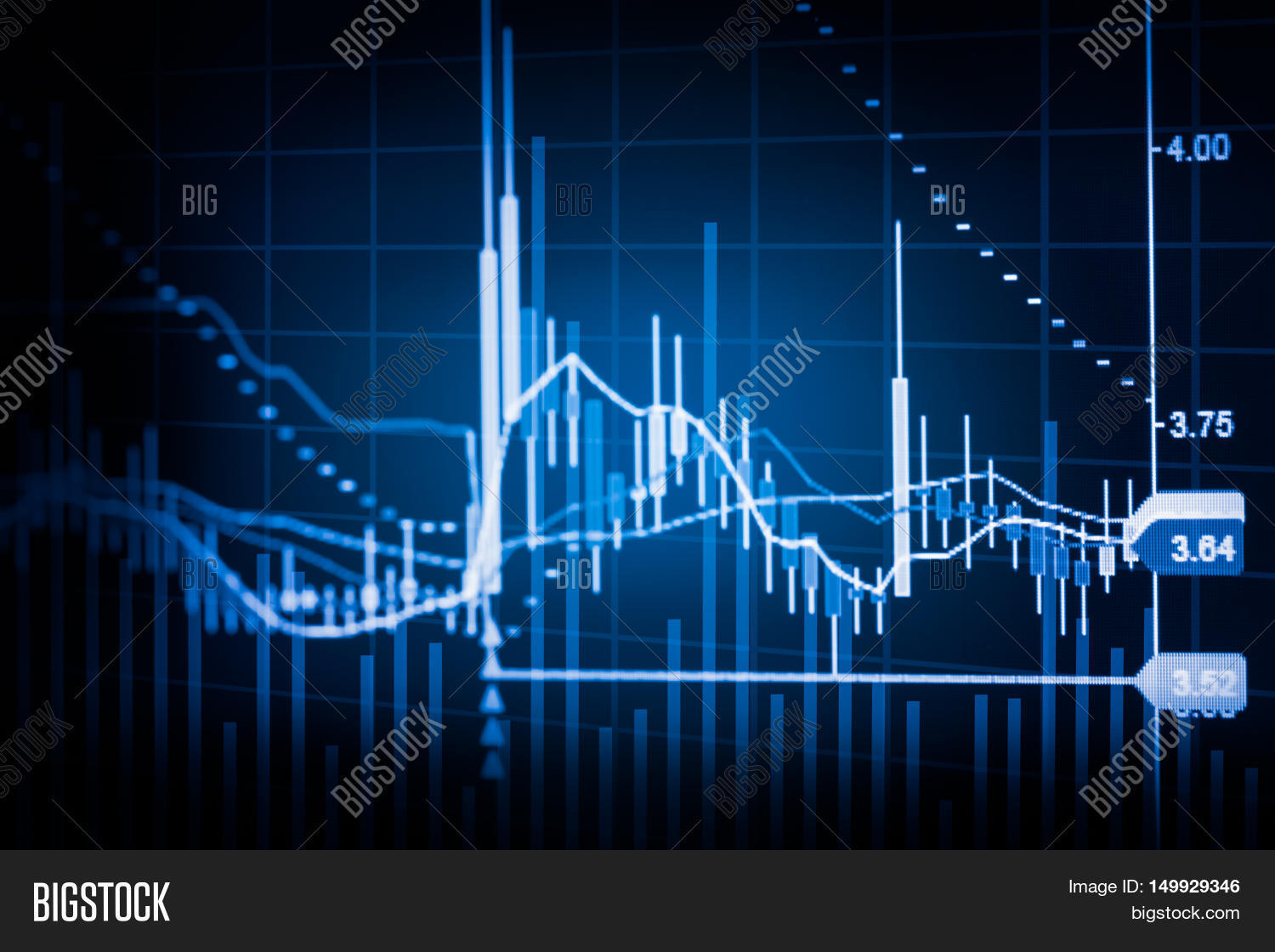 Graph Stock Market Image & Photo (Free Trial) | Bigstock