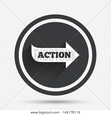 Action Sign Icon. Vector & Photo (Free Trial) | Bigstock