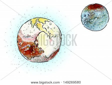 Hand Drawn Color Mixed Image & Photo (Free Trial) | Bigstock