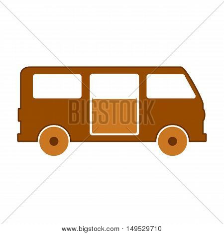 Minibus Symbol Icon Vector & Photo (Free Trial) | Bigstock