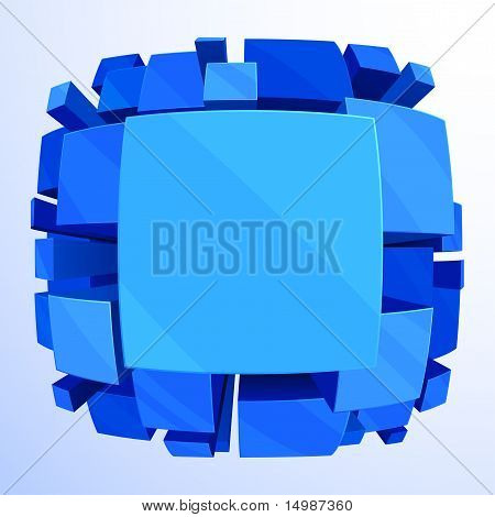 3D Blue Abstract Vector & Photo (Free Trial) | Bigstock