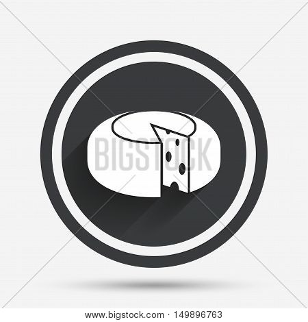 Cheese Wheel Sign Vector & Photo (Free Trial) | Bigstock