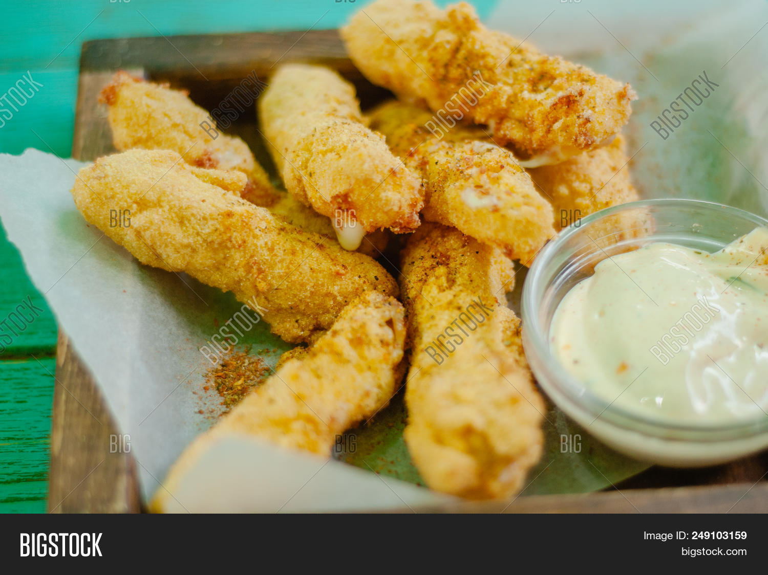 Fried Mozzarella Image & Photo (Free Trial) | Bigstock