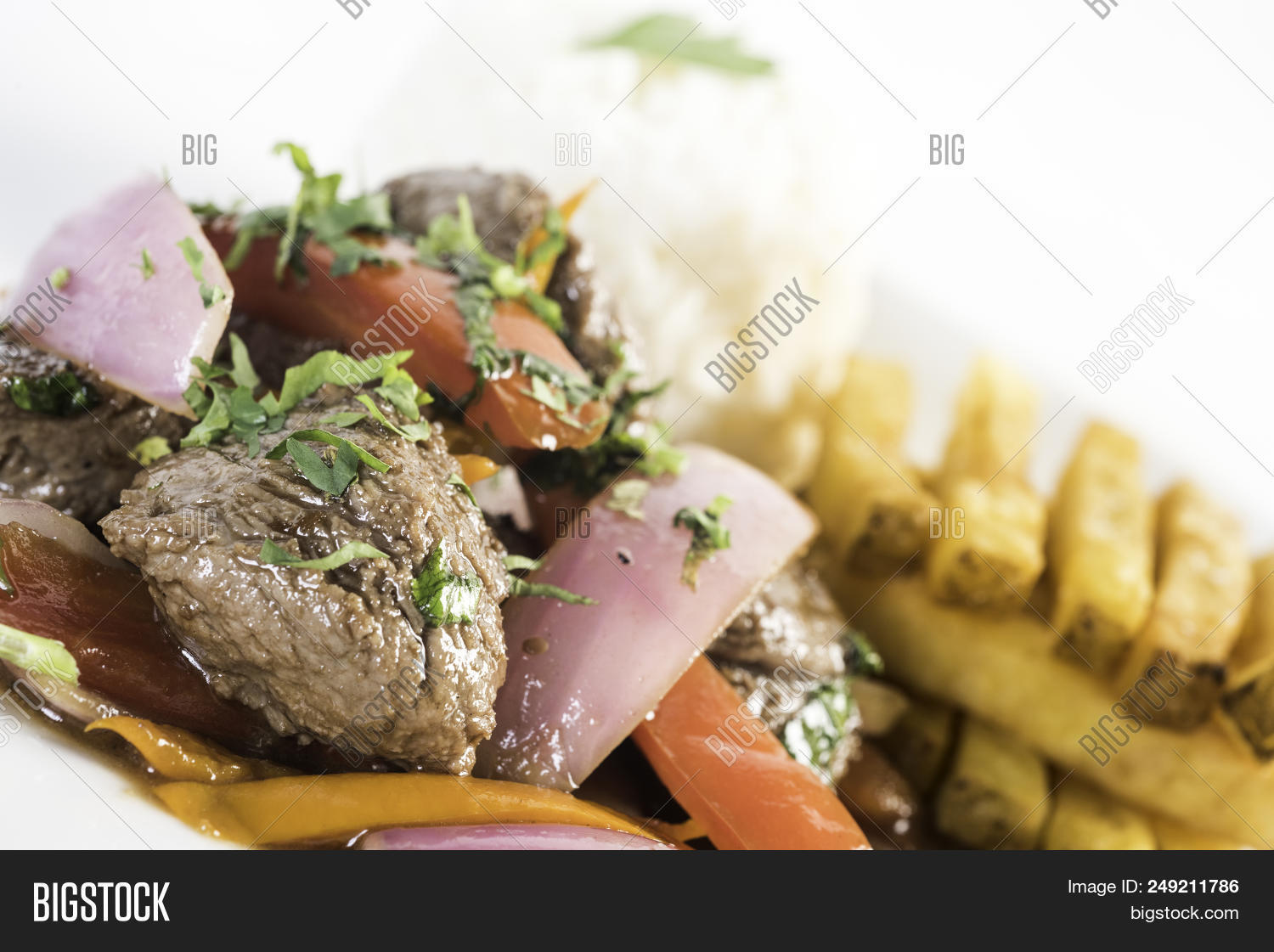 Peruvian Food Lomo Image & Photo (Free Trial) | Bigstock