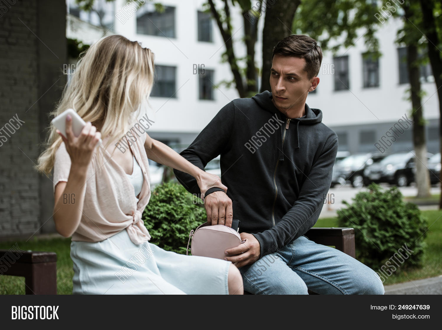 Woman Catched Man Image & Photo (Free Trial) | Bigstock
