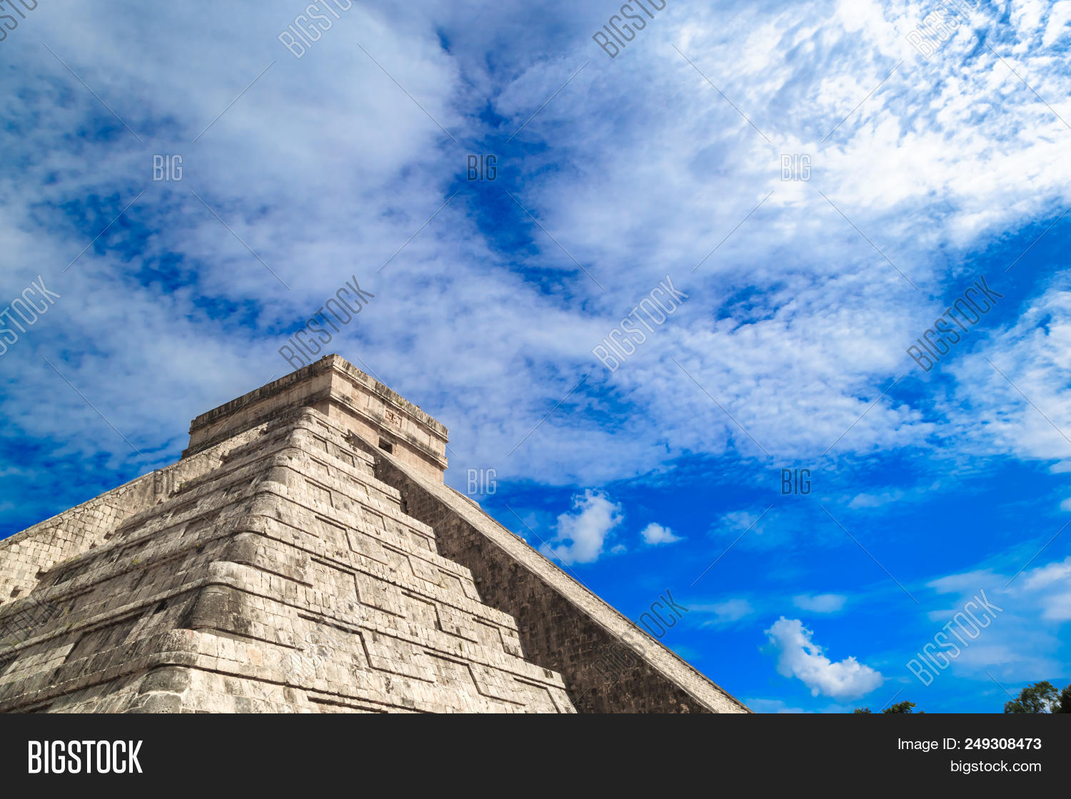 Mayan Pyramids, Sky Image & Photo (Free Trial) | Bigstock