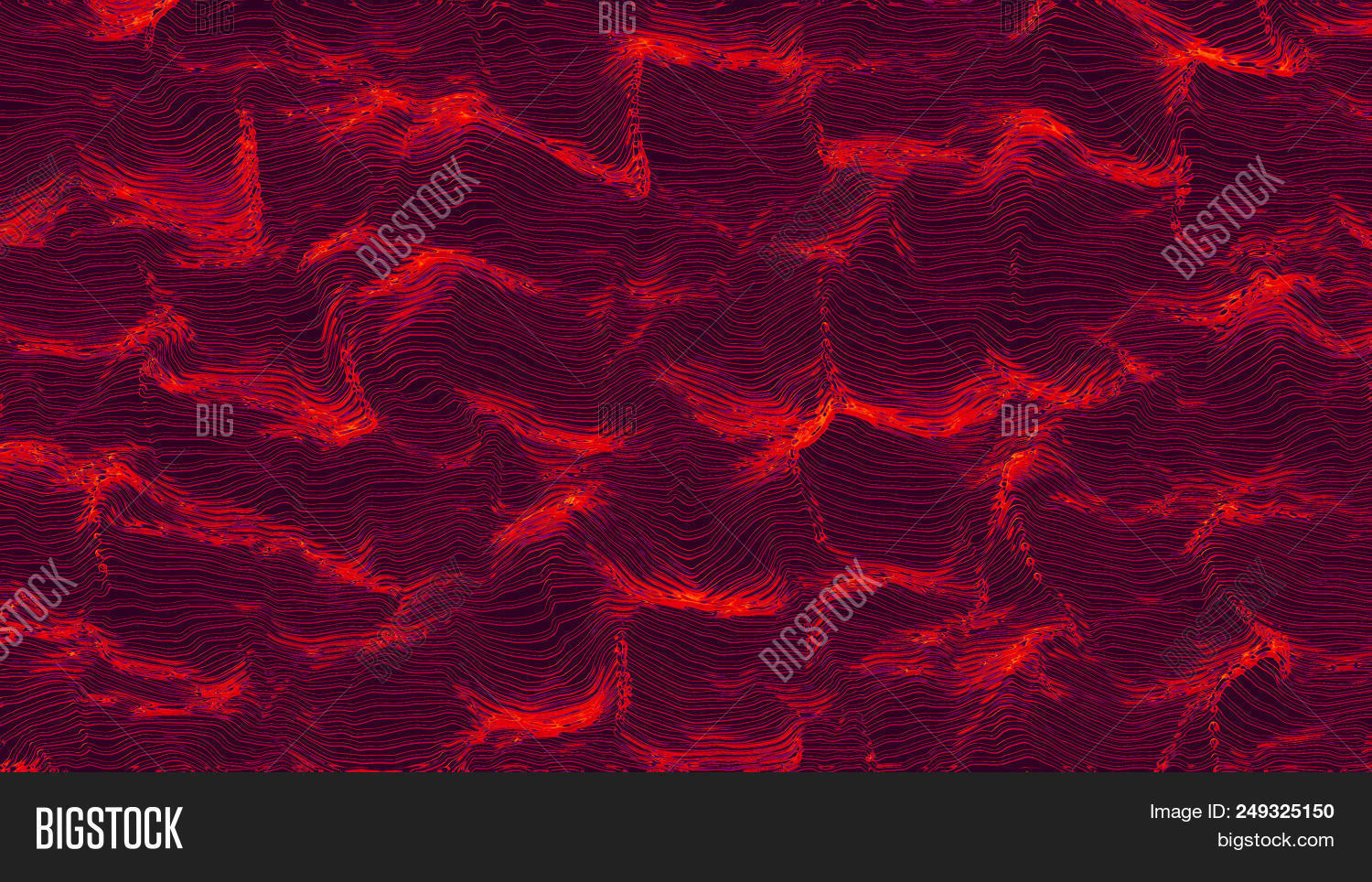 Red Dark Red Waves On Image & Photo (Free Trial) | Bigstock