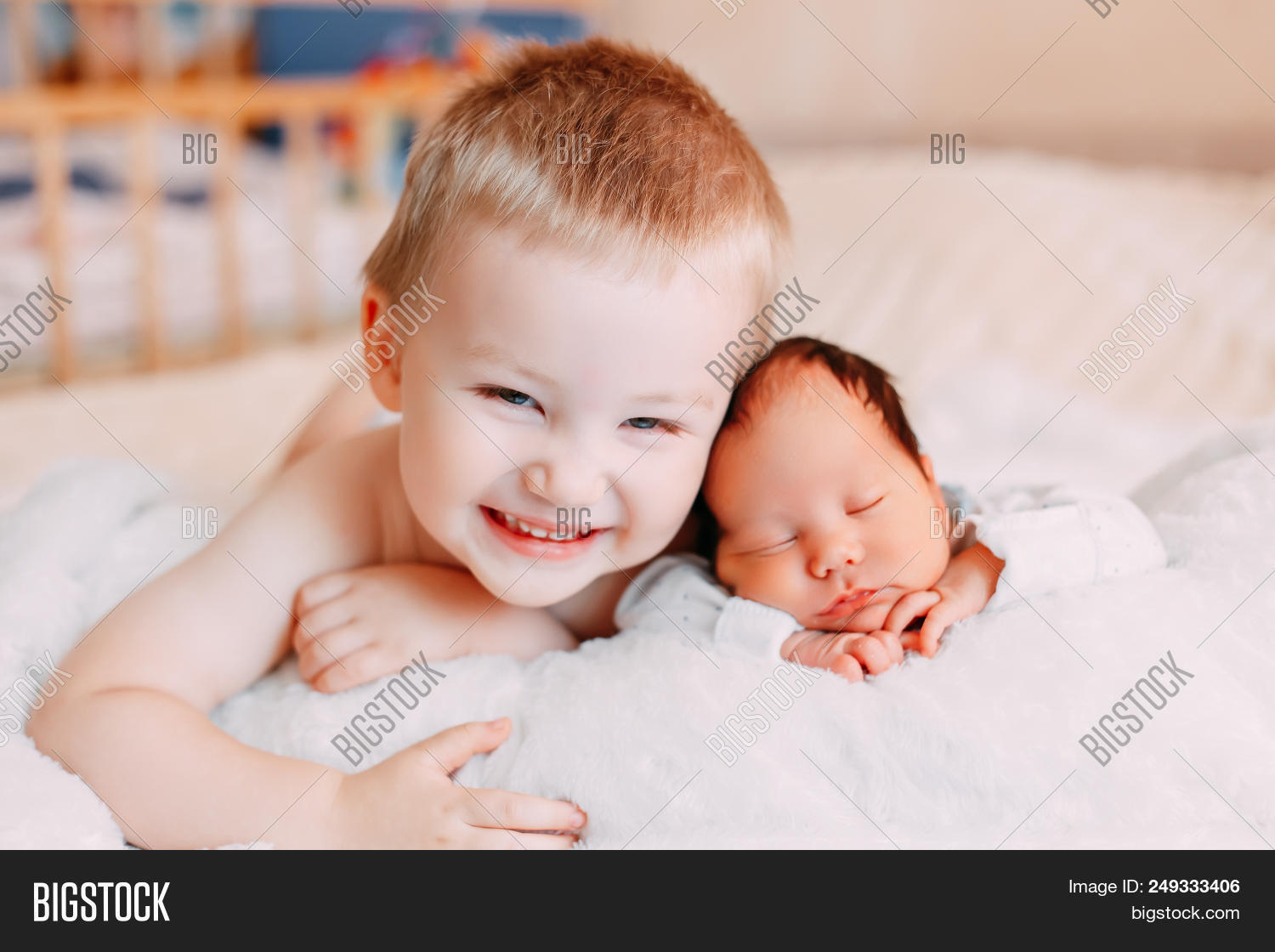 Elder Brother Newborn Image & Photo (Free Trial) | Bigstock