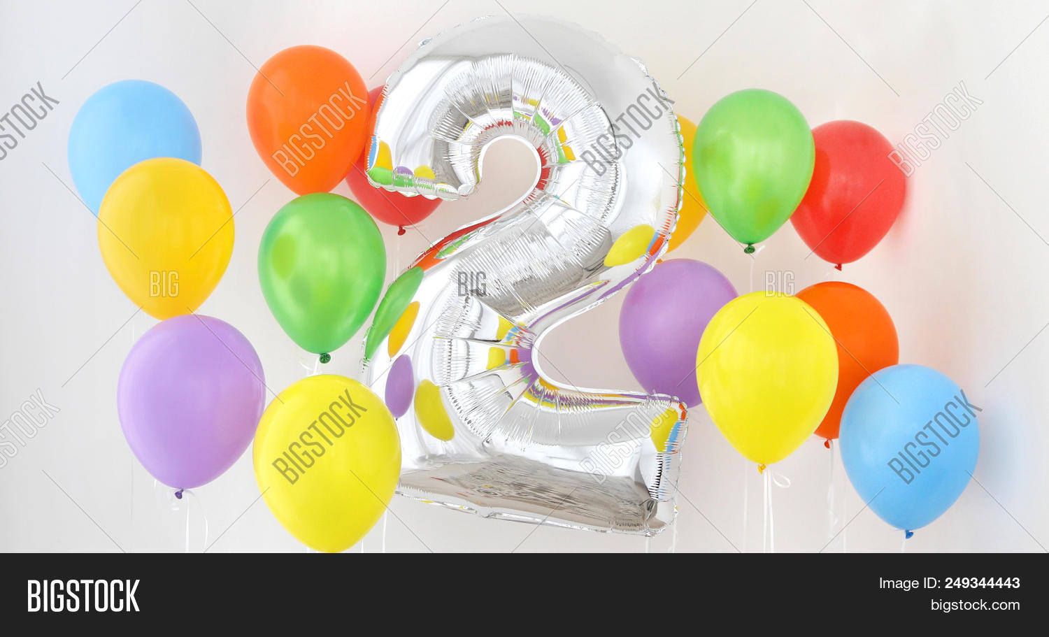 Number 2 Two Color Image & Photo (Free Trial) | Bigstock