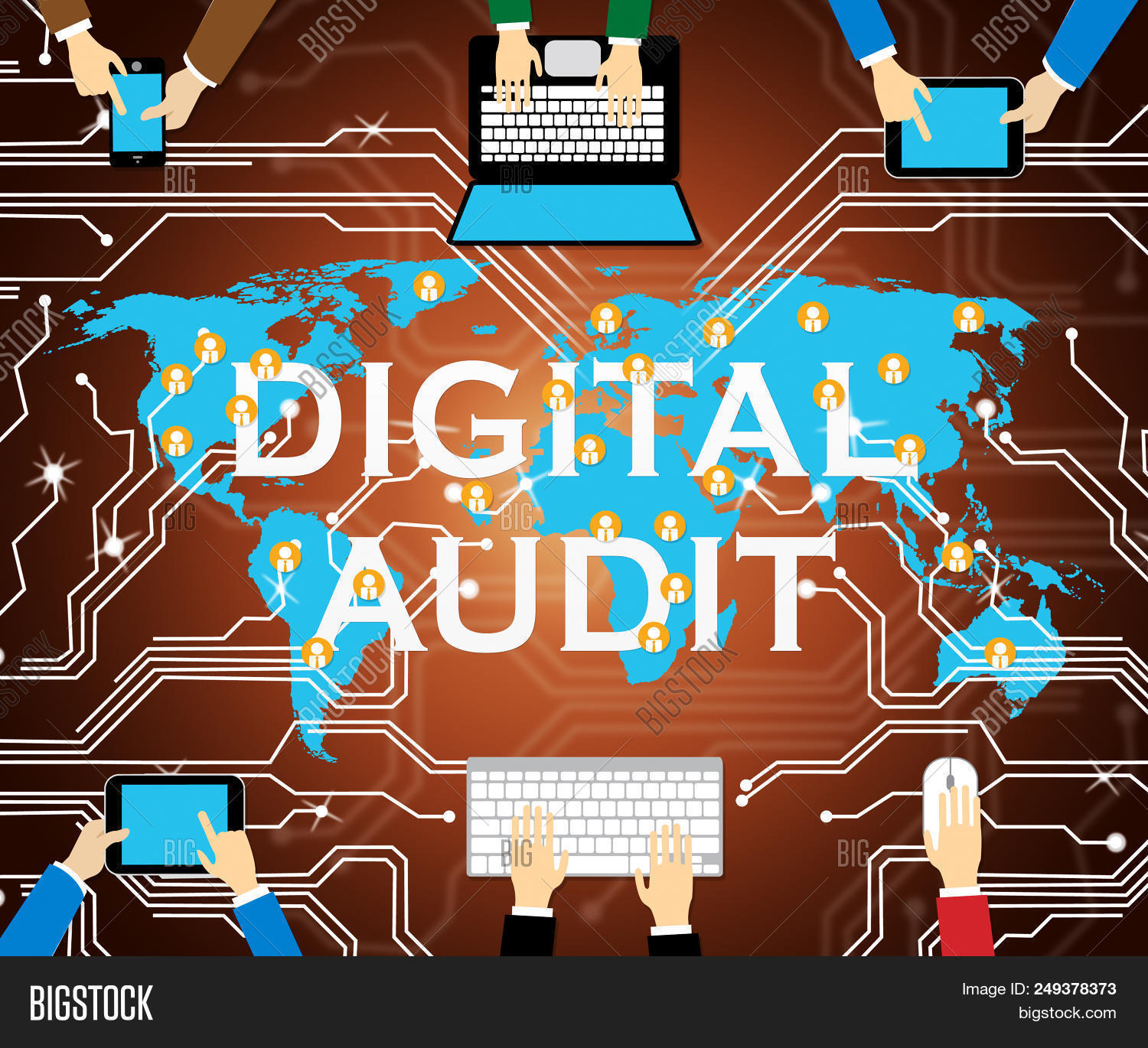 Digital Audit Cyber Image & Photo (Free Trial) | Bigstock