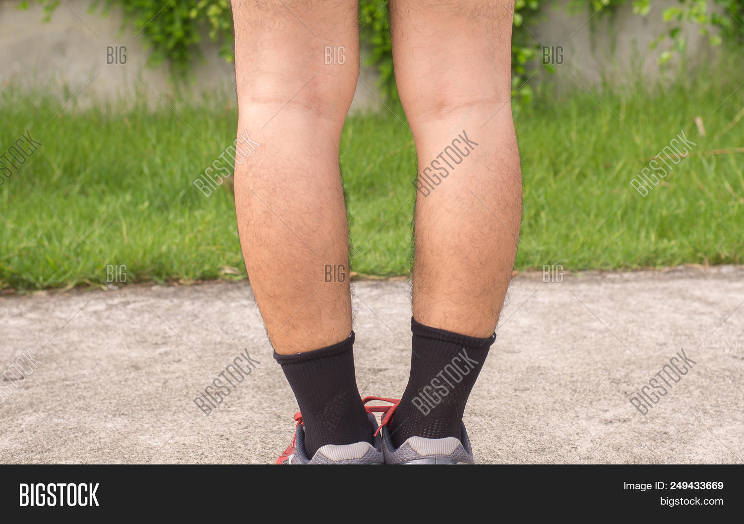 Asian Man Leg Bandy- Image & Photo (Free Trial) | Bigstock