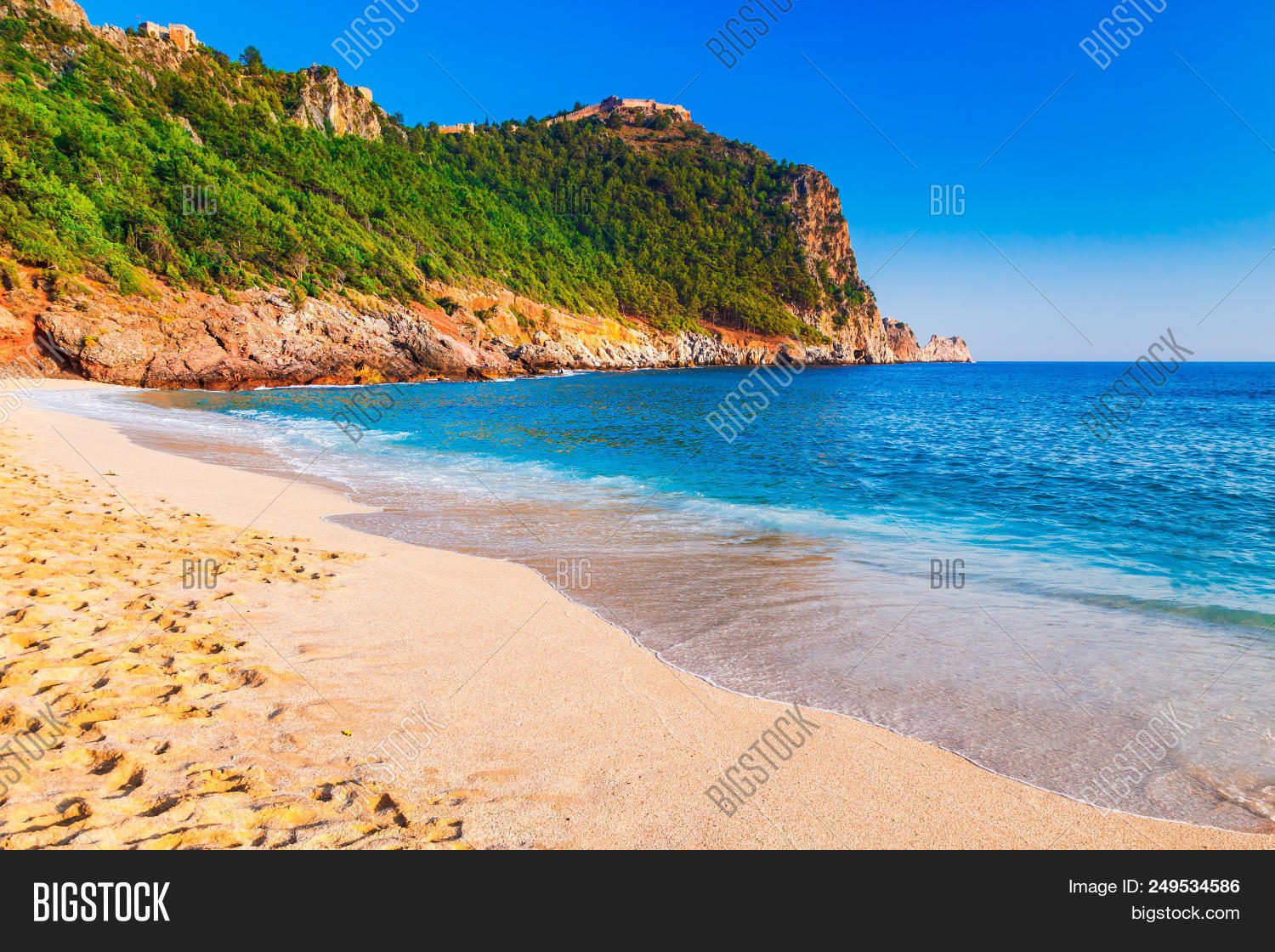 Cleopatra Beach On Sea Image & Photo (Free Trial) | Bigstock