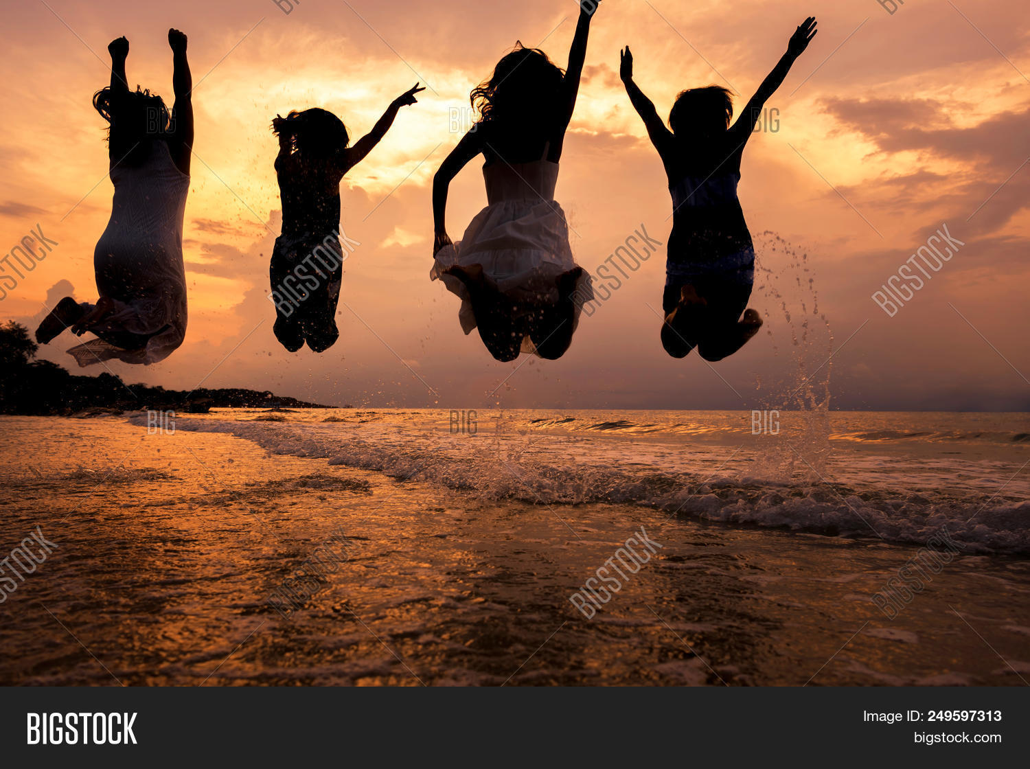Summer Silhouette Image & Photo (Free Trial) | Bigstock
