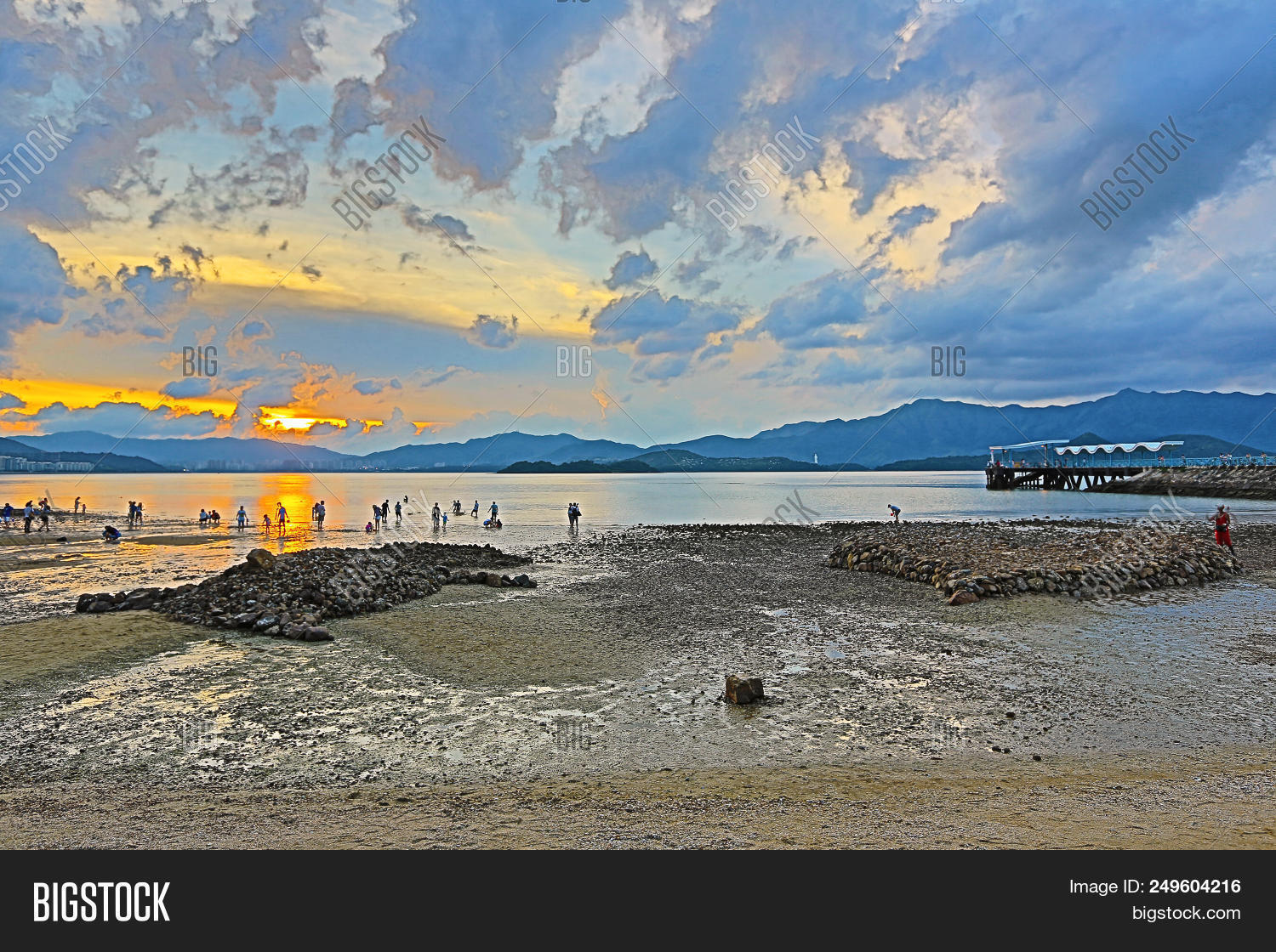 Sunset Coastline Ma On Image & Photo (Free Trial) | Bigstock