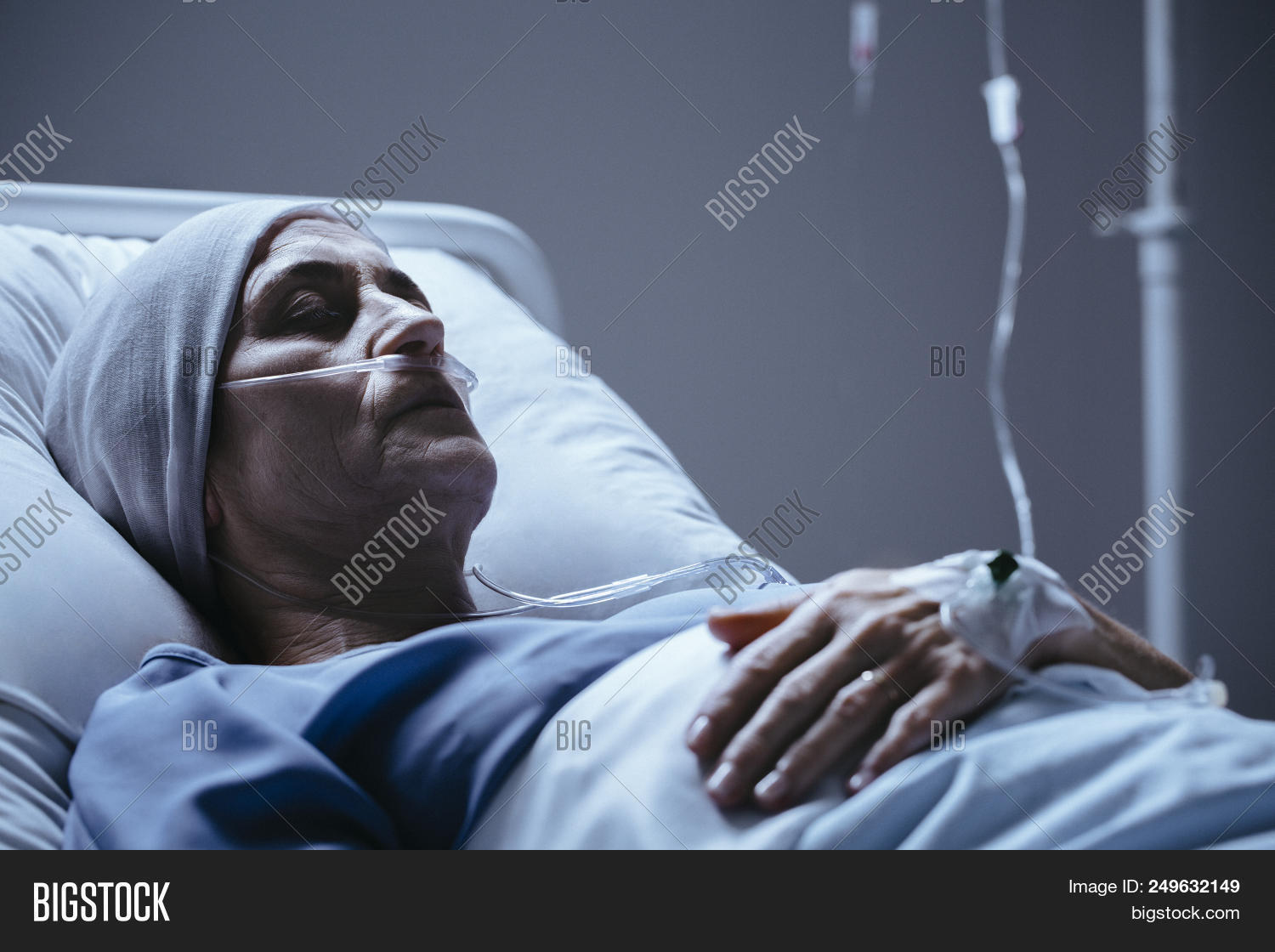 Sick Elderly Woman Image & Photo (Free Trial) | Bigstock